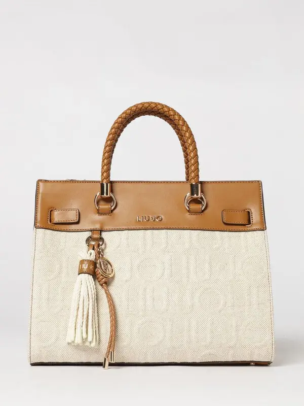 Liu Jo Canvas And Faux Leather Bag