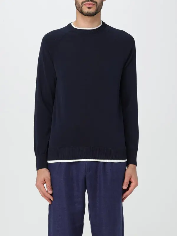Eleventy Crew Neck Fine Knit Jumper