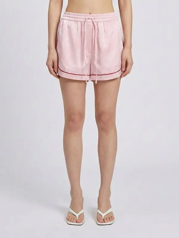 Off-White Viscose Blend Sport Shorts