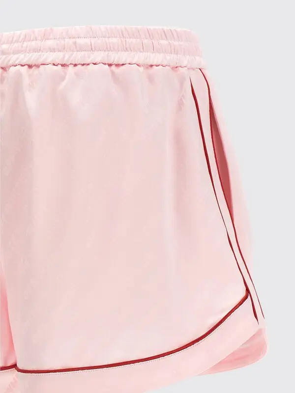 Off-White Viscose Blend Sport Shorts