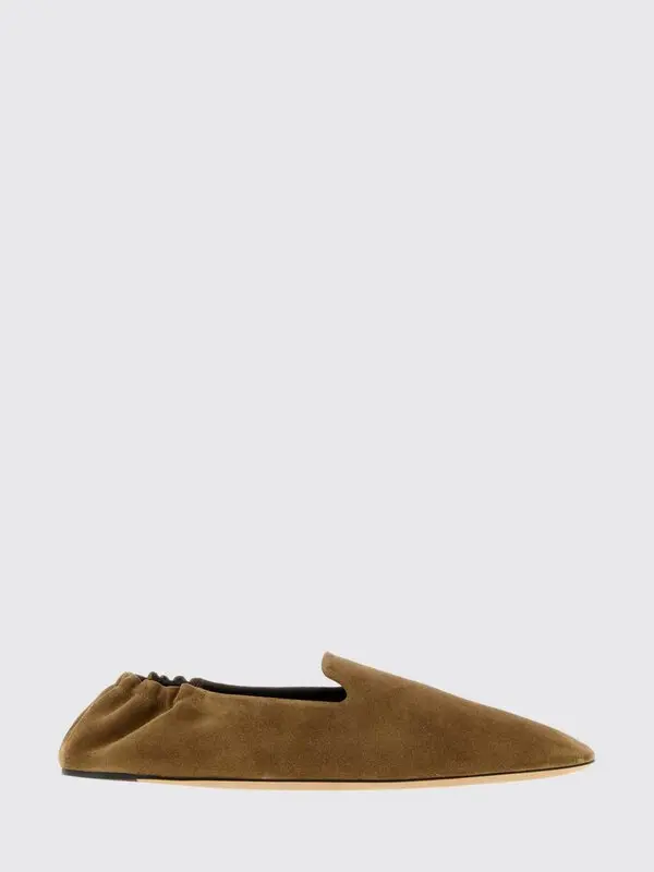 THE ROW Casa Suede Loafers With Elasticated Heel