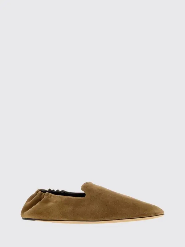 THE ROW Casa Suede Loafers With Elasticated Heel