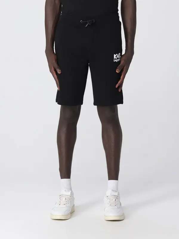 Karl Lagerfeld Logo Drawstring Shorts
