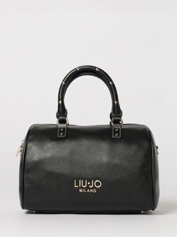 Liu Jo Grained Faux Leather Bag - Black