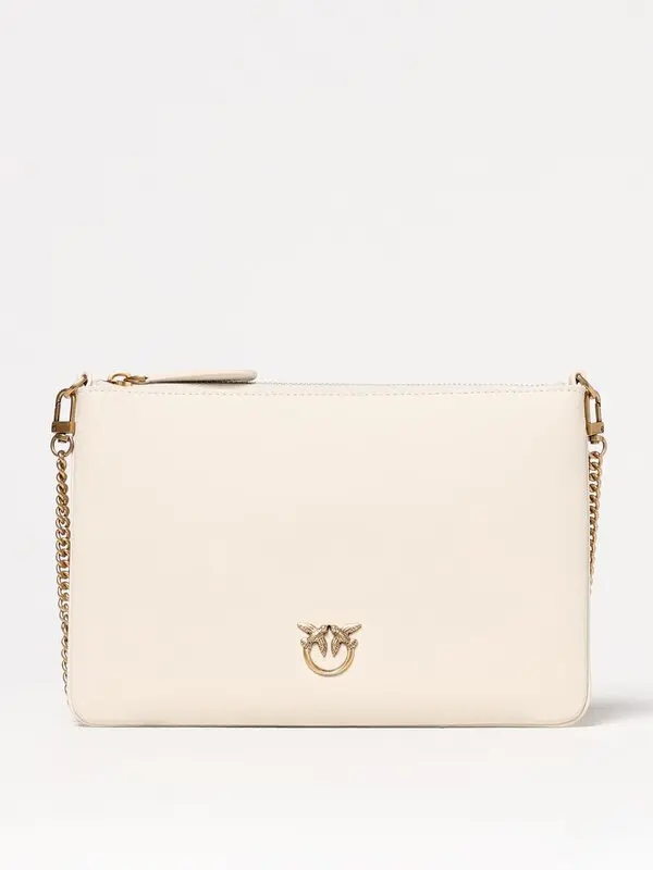 Pinko Embellished Clutch - White