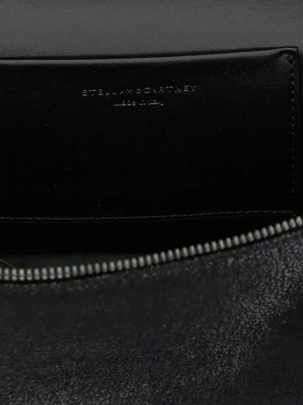Stella McCartney Falabella Vanity Bag In Faux Suede - Black