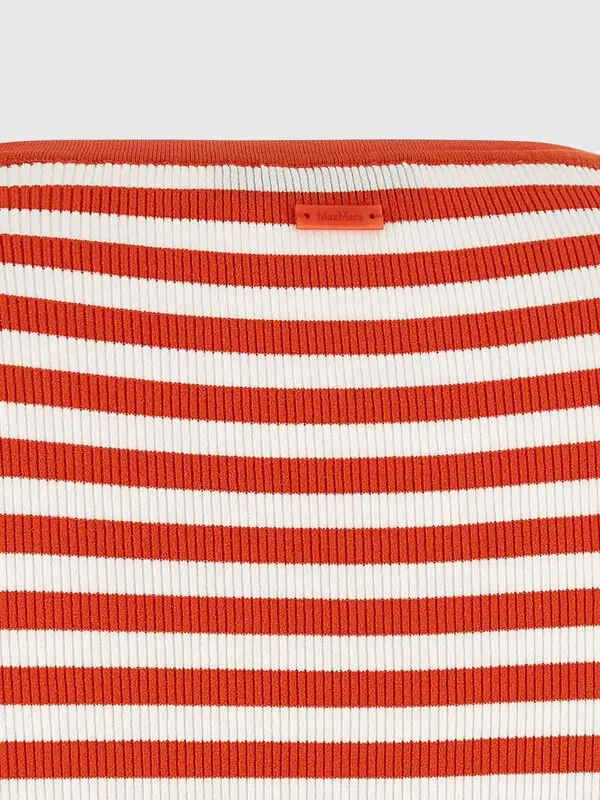 Max Mara Cotton Ribbed Tank Top - White 1