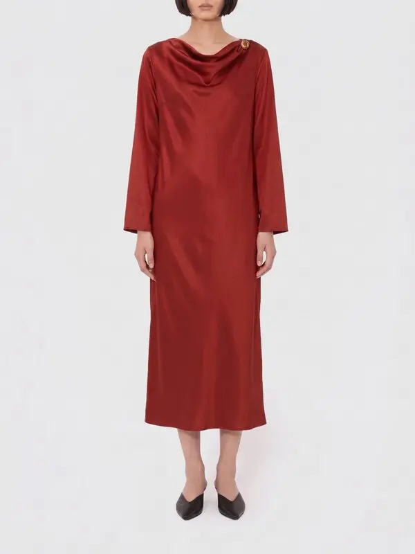 Loulou De Saison Silk Midi Dress