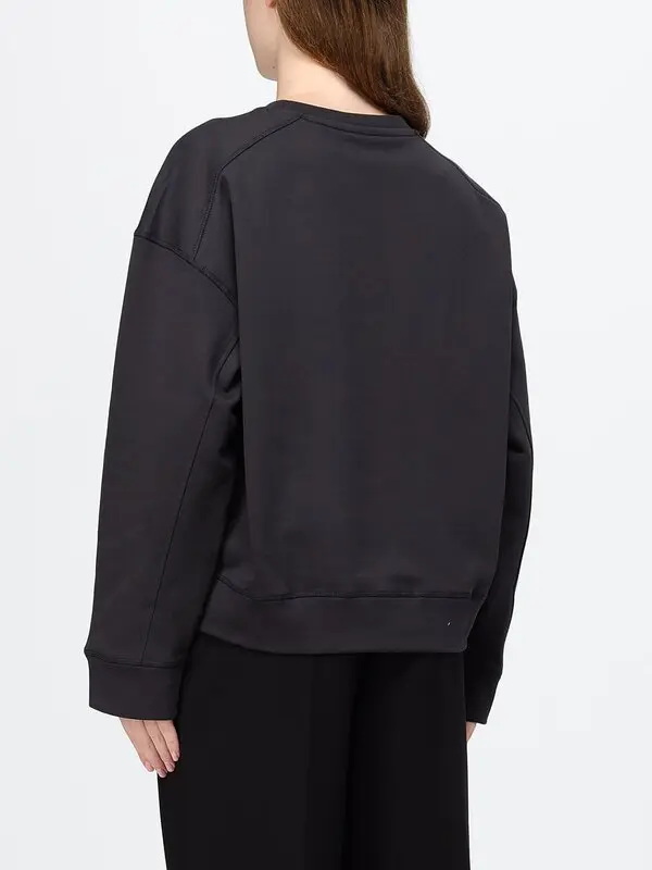 GANNI Organic Cotton Crew Neck Sweatshirt With Fruit Print