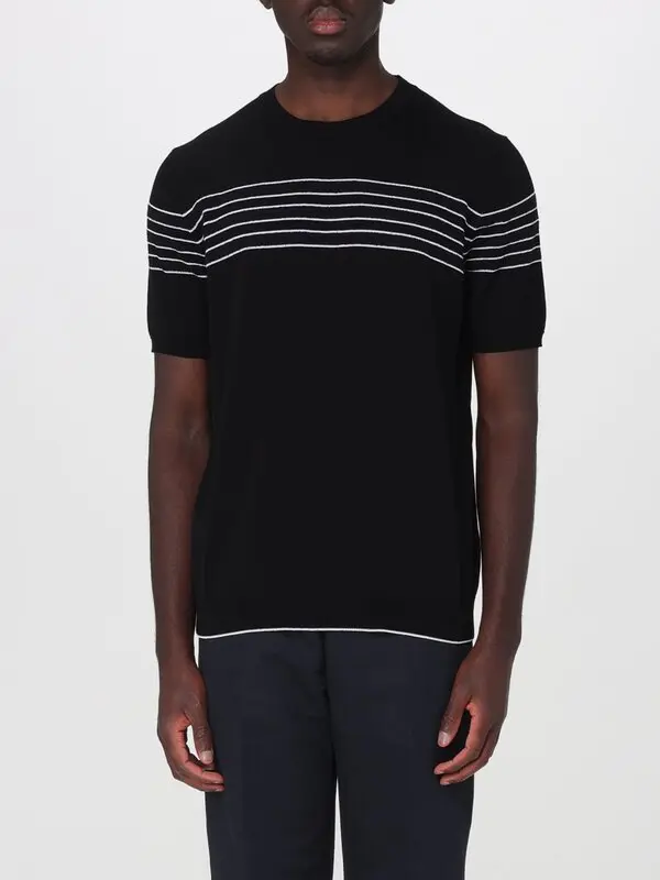 ROBERTO COLLINA Short Sleeve Crewneck Jumper