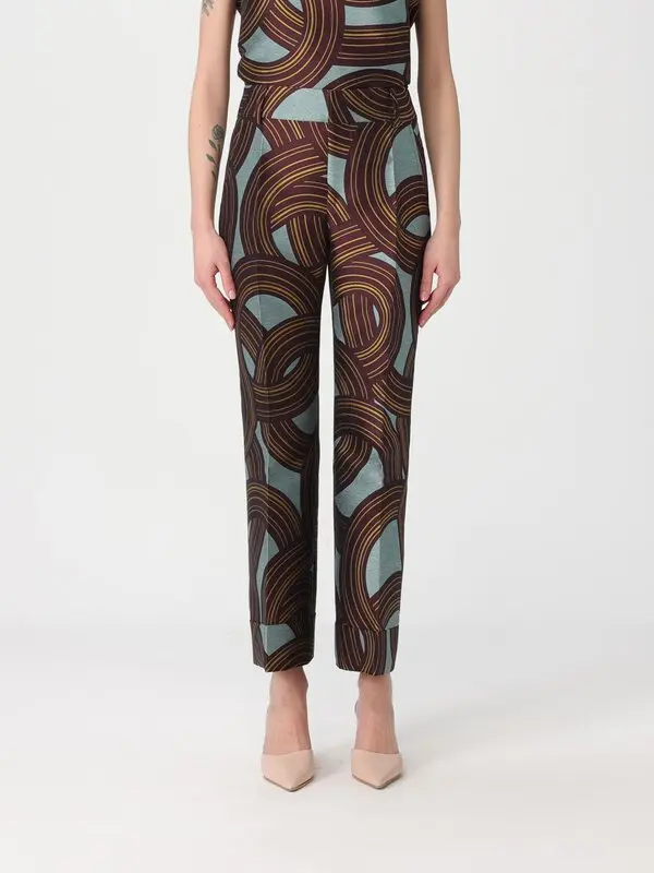 La DoubleJ Hendrix Jacquard Cropped Trousers