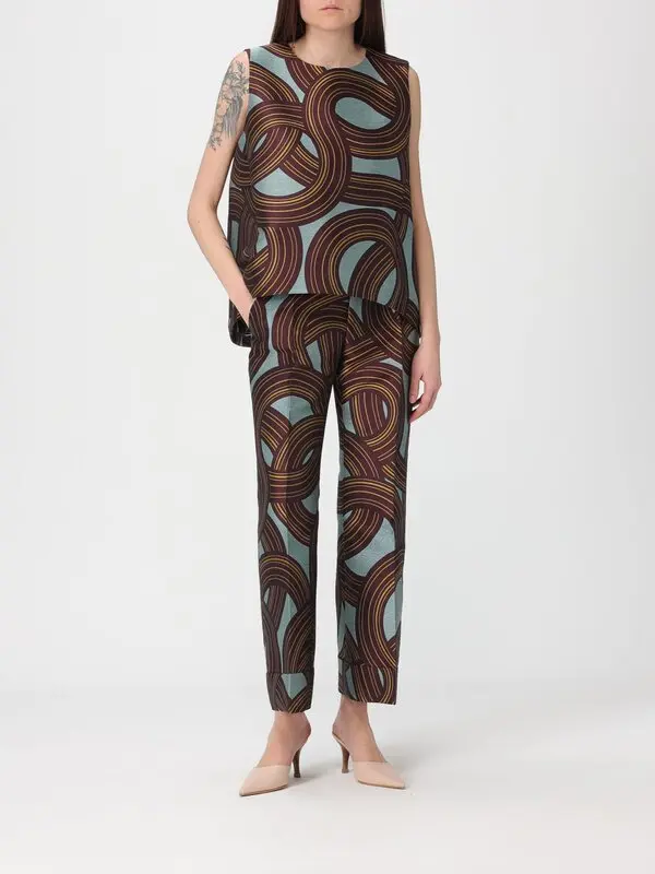 La DoubleJ Hendrix Jacquard Cropped Trousers
