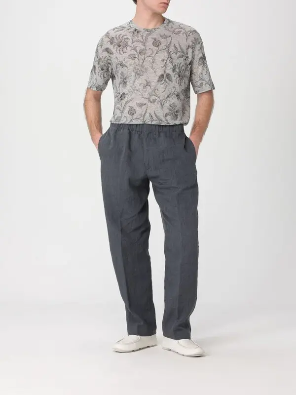 Etro Cotton T-shirt With Paisley Print