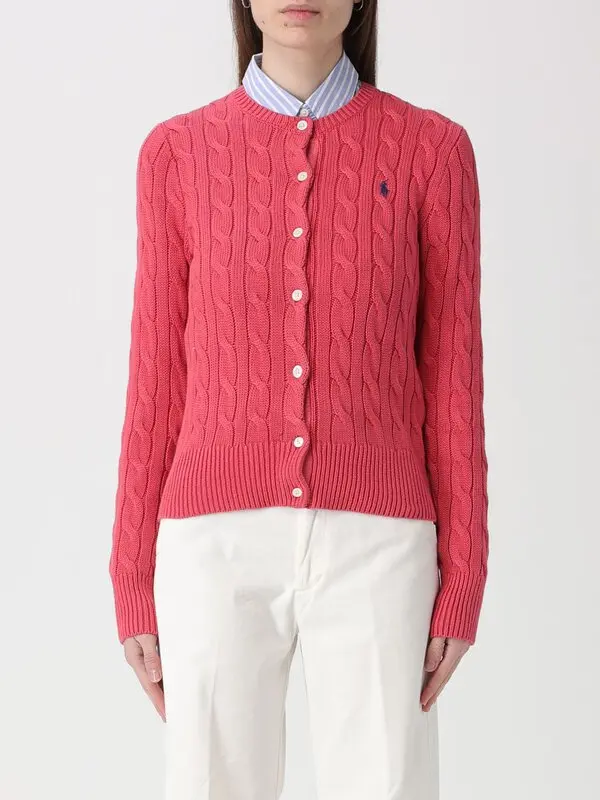 Polo Ralph Lauren Cable Knit Cardigan - Red