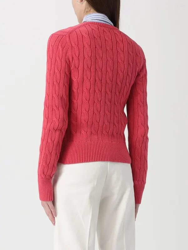 Polo Ralph Lauren Cable Knit Cardigan - Red