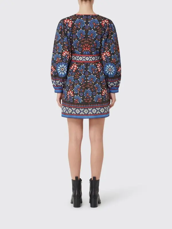 Farm Rio Capri Floral Lenzing™ Ecovero™ Viscose Mini Dress