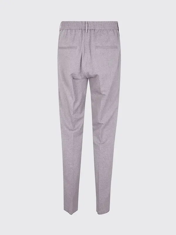 Tagliatore Tailored Stretch Cotton Blend Trousers - Cocoa