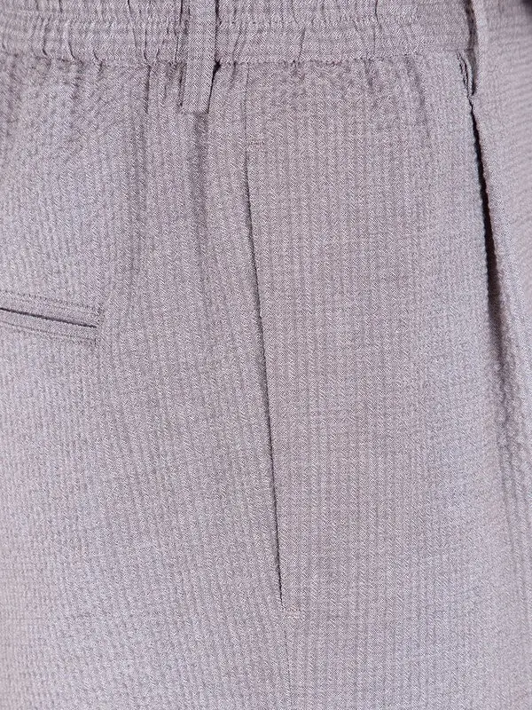 Tagliatore Tailored Stretch Cotton Blend Trousers - Cocoa