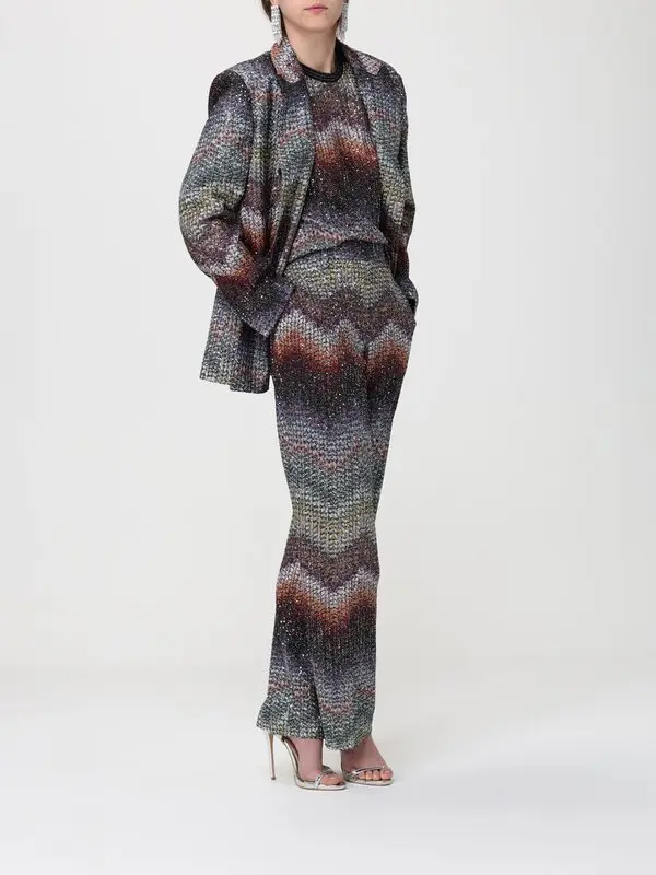 Missoni Zigzag Viscose Double-breasted Blazer