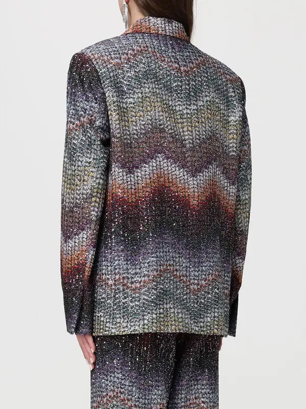 Missoni Zigzag Viscose Double-breasted Blazer