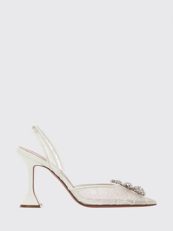 Amina Muaddi Court Shoes Colour - Ivory