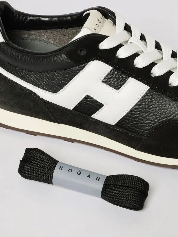 Hogan H699 Leather Sneakers - Black