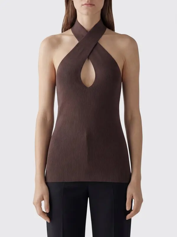 Federica Tosi Viscose Top - Brown