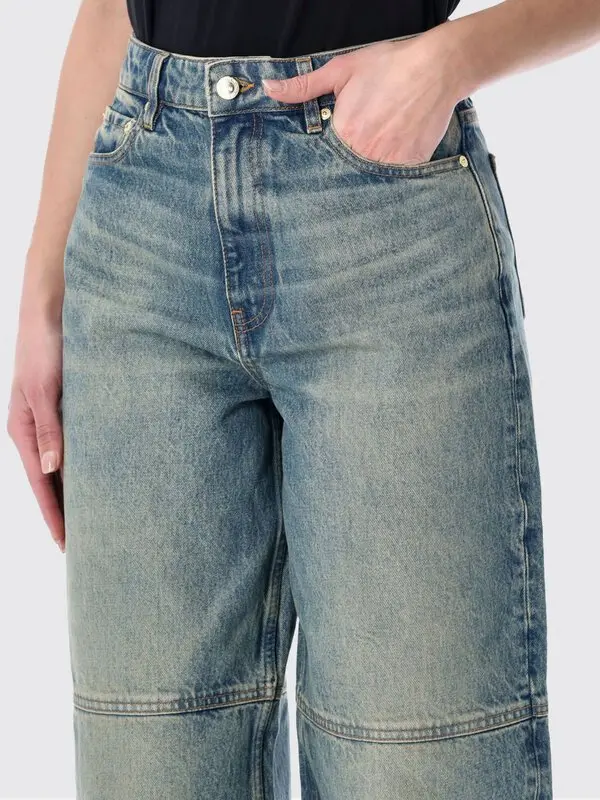 GANNI High-waisted Paneled Jeans