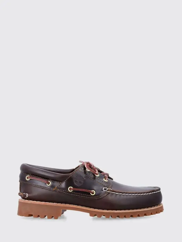 Timberland Authentic 3-eye Lug Leather Boat Shoes - Ebony