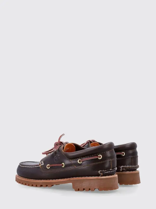 Timberland Authentic 3-eye Lug Leather Boat Shoes - Ebony