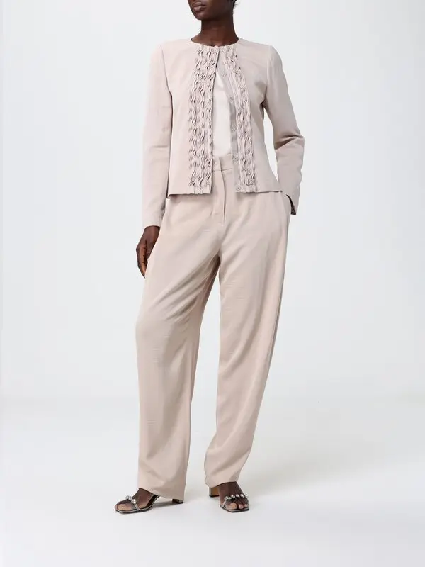 Emporio Armani Basic Stretch Silk Blouse - Pink