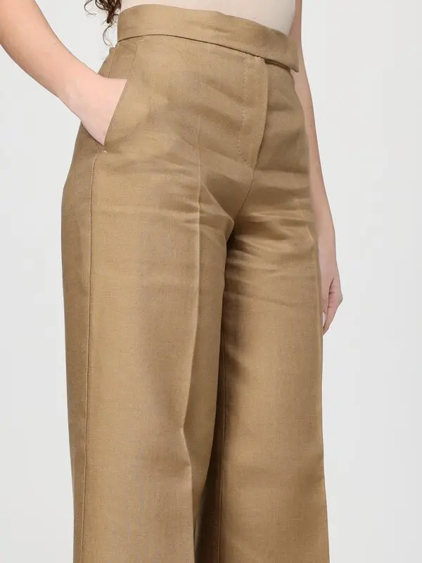 Max Mara Linen Bermuda Shorts - Beige