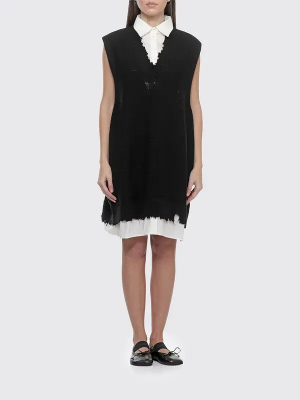 MAISON MARGIELA Cotton Distressed Shirtdress
