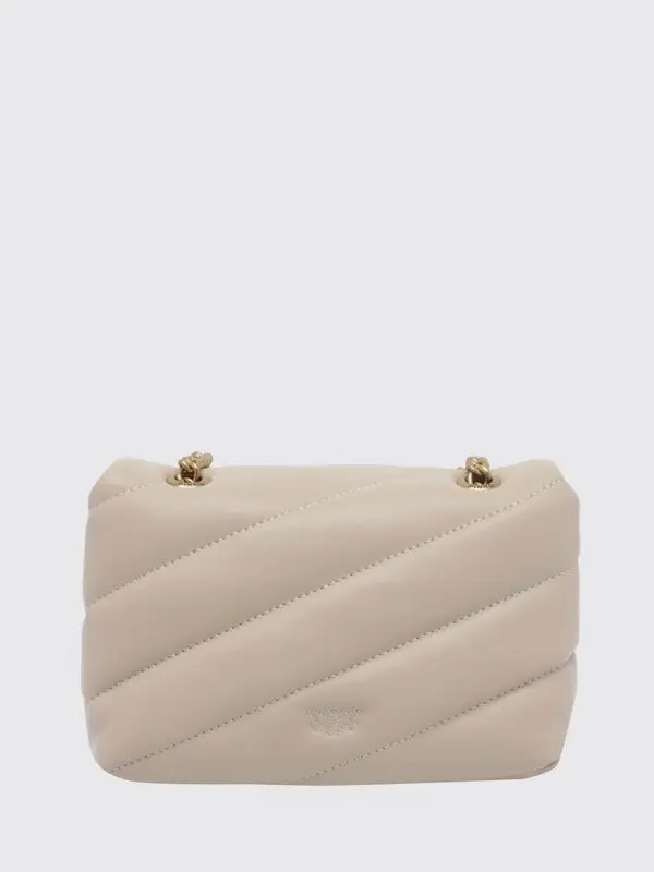 Pinko Baby Love Bag Puff Mini Quilted Nappa Bag - Beige
