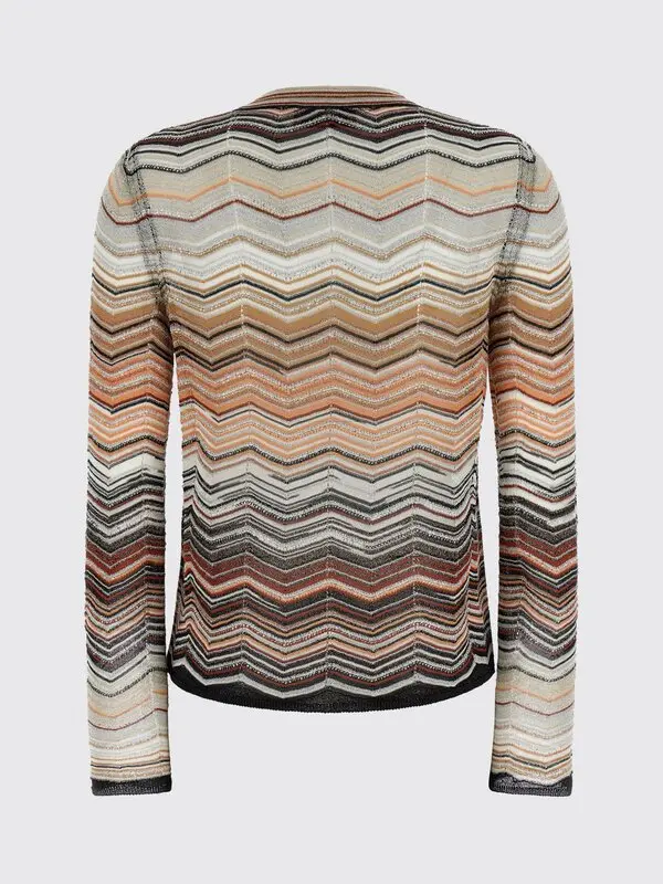 Missoni Zig Zag Lurex Viscose Cardigan