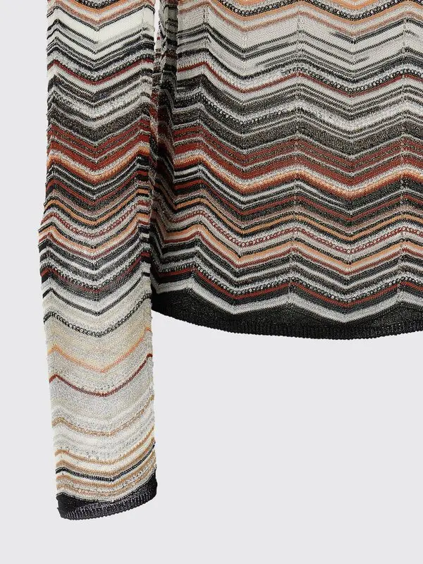 Missoni Zig Zag Lurex Viscose Cardigan