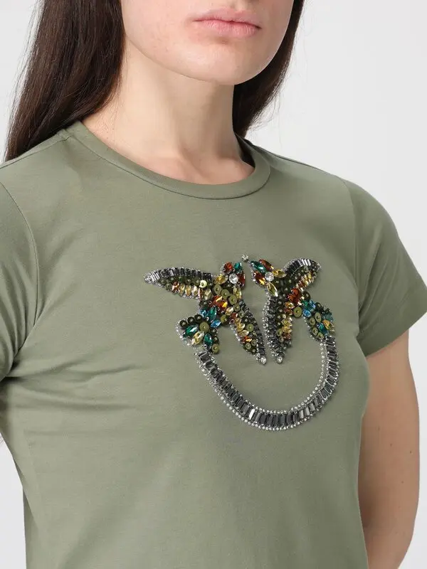 Pinko Embellished T-shirt - Green