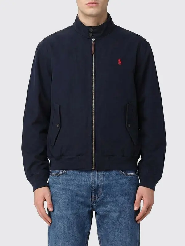 Polo Ralph Lauren Cotton Bomber Jacket With Logo