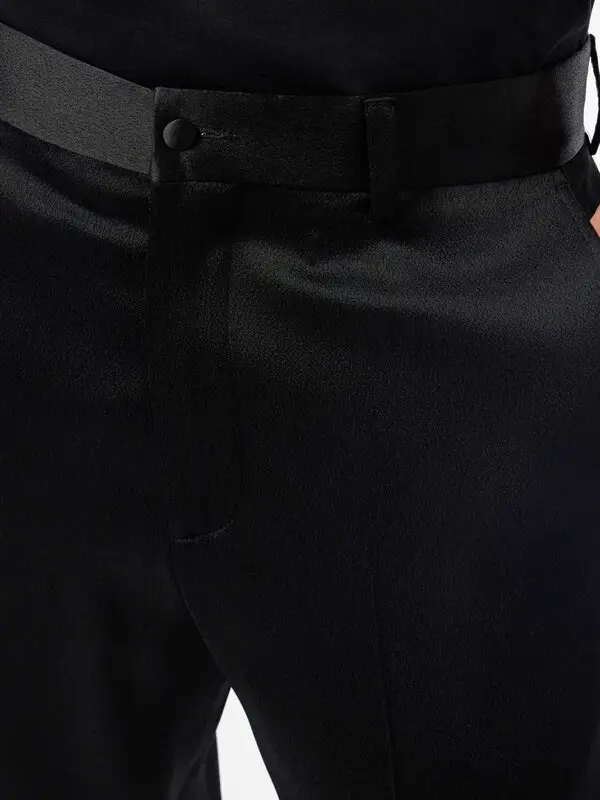BILLIONAIRE Satin Wide-leg Trousers