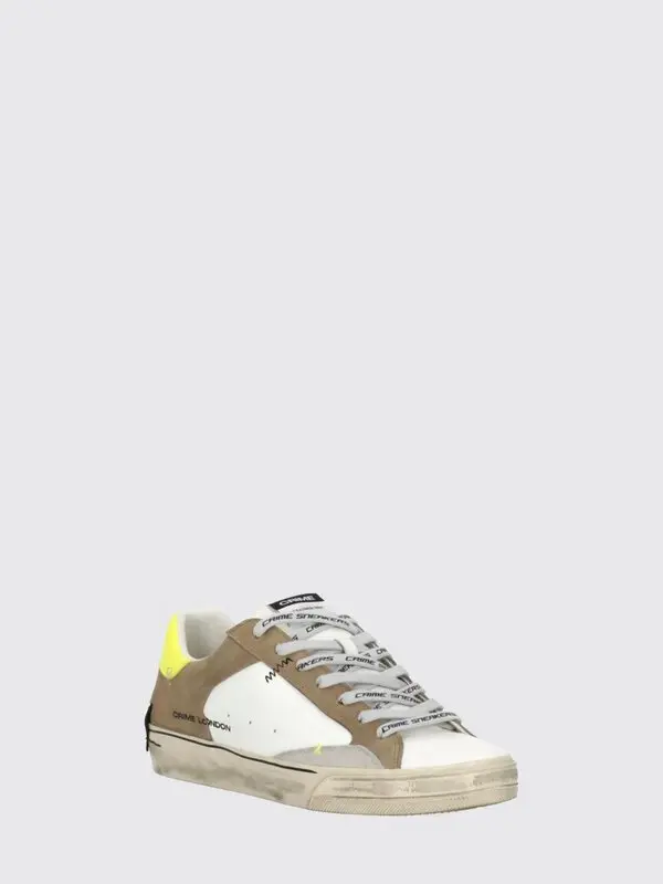 CRIME LONDON Deconstructed Leather Sneakers
