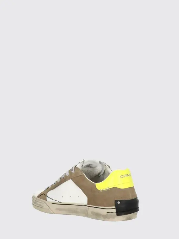 CRIME LONDON Deconstructed Leather Sneakers