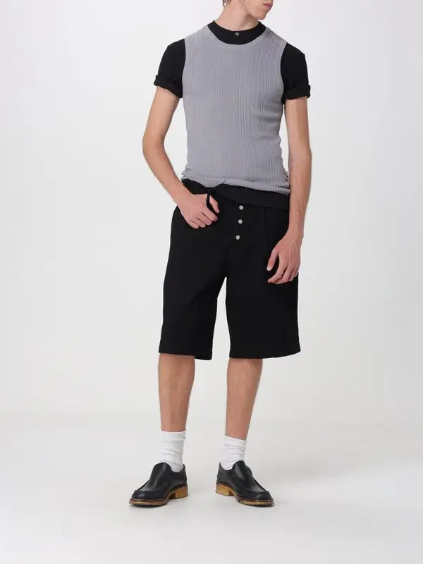 CARRER Wide-leg Cotton Chino Shorts With Slash Pockets