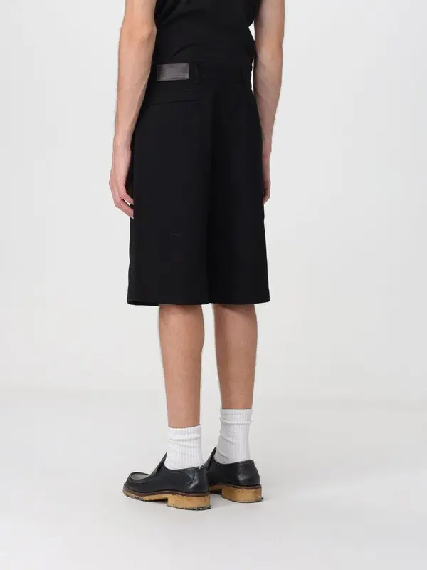 CARRER Wide-leg Cotton Chino Shorts With Slash Pockets