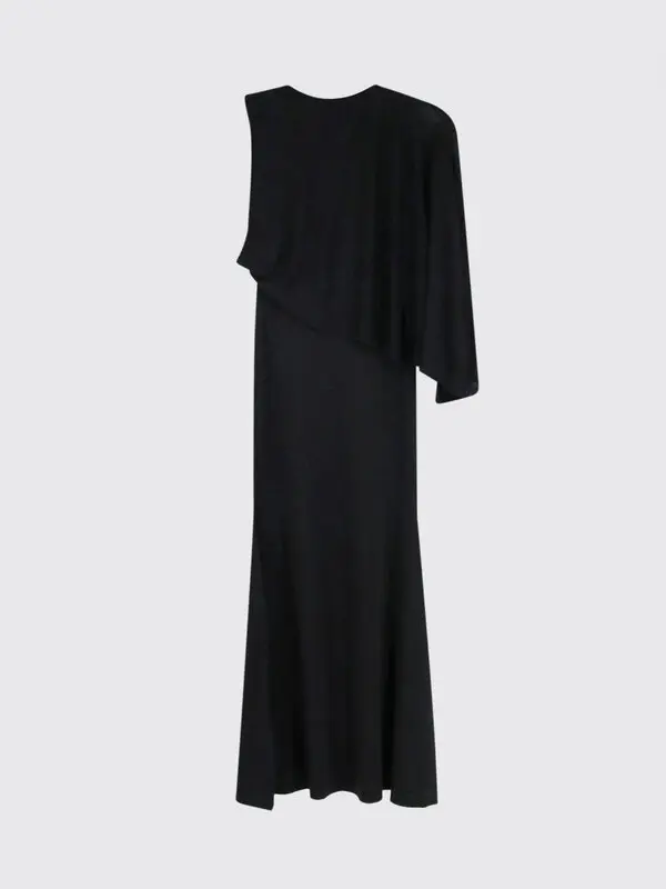 SELF-PORTRAIT One-shoulder Asymmetrical Jersey Midi Dress