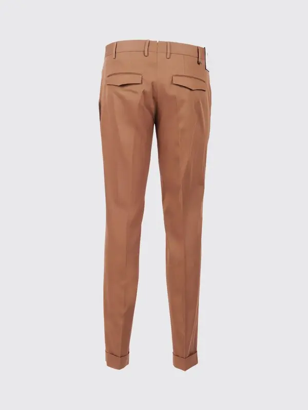PT TORINO Classic Trousers In Cotton And Silk Blend