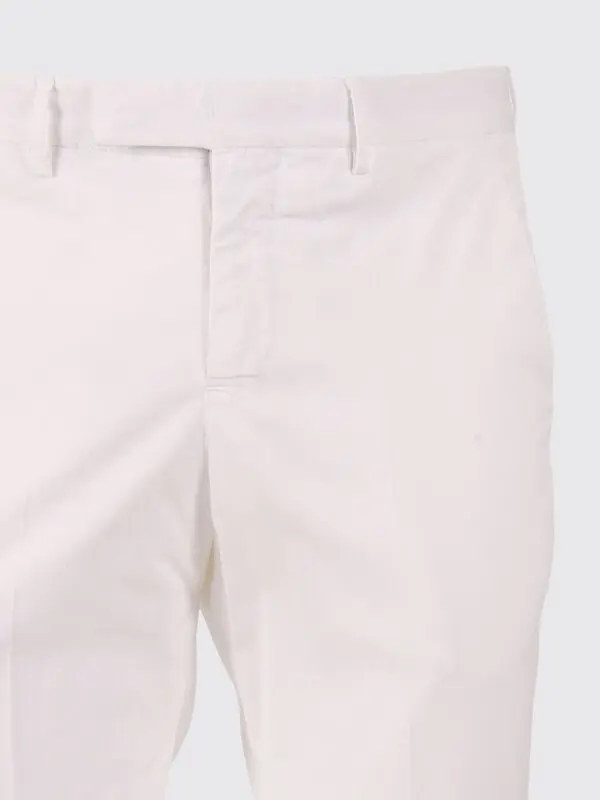 PT TORINO Cotton Blend Chino Trousers - White