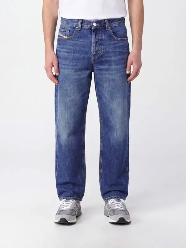 DIESEL® D-macro Wide Leg Jeans - Blue