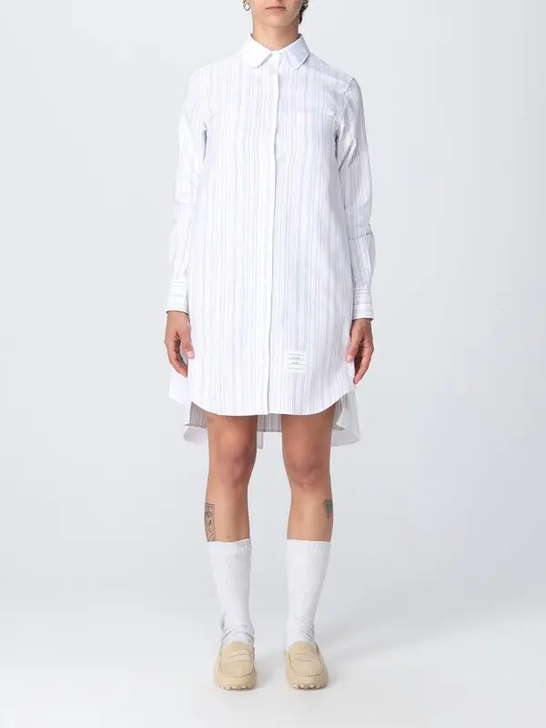 Thom Browne Striped Shirt Dress