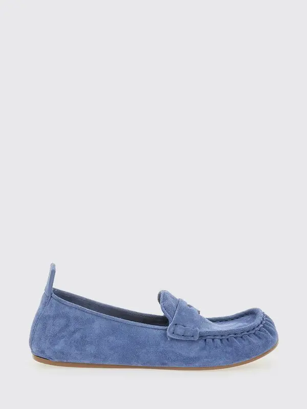 Acne Studios Suede Calfskin Loafers With A Durable Rubber Sole