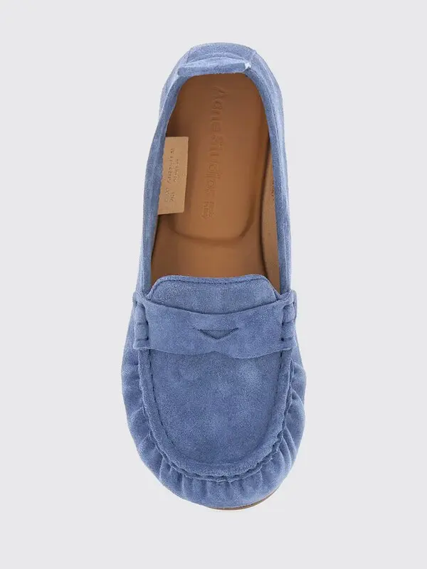 Acne Studios Suede Calfskin Loafers With A Durable Rubber Sole